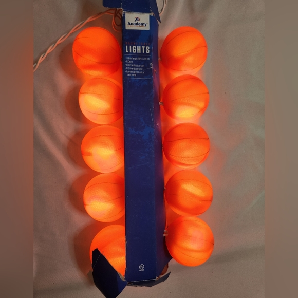 Academy Sports | Party Supplies | Basketball String Lights Lights On ...
